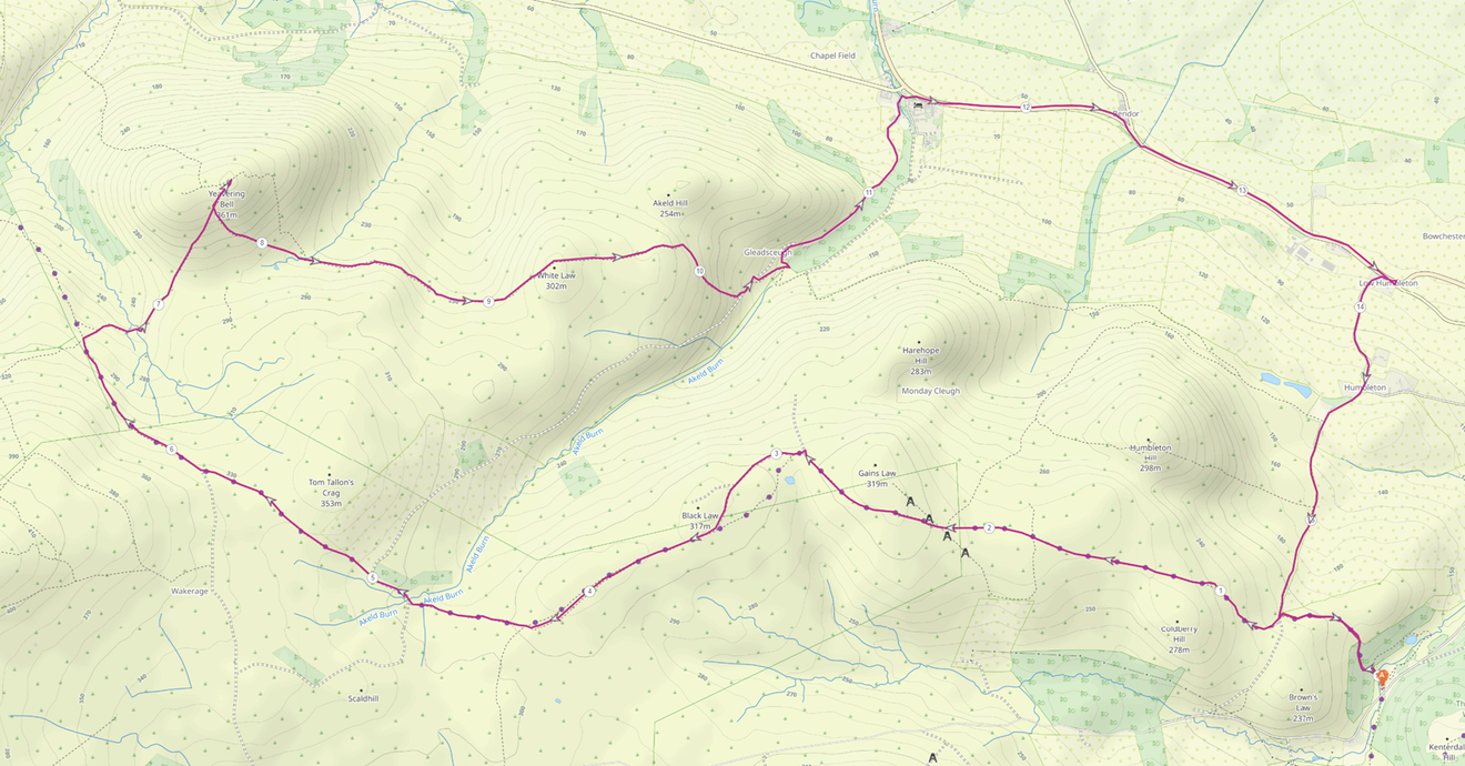 Yeavering Bell Walk In The Cheviots - Fabulous North