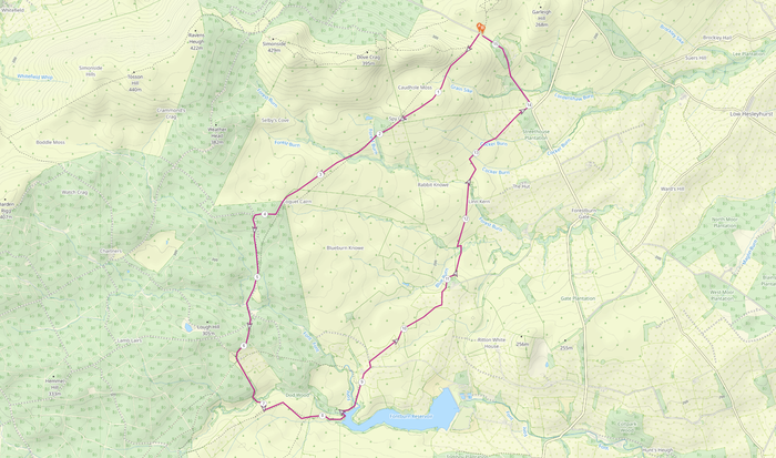 Simonside and Fontburn Reservoir In Rothbury - Fabulous North
