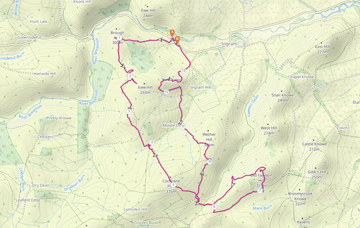 Brough Law And Ingram Hillforts Walk In Ingram Valley - Fabulous North