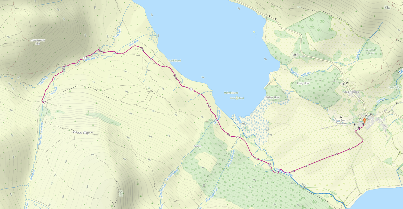 Walk To Scale Force From Buttermere In Lake District - Fabulous North