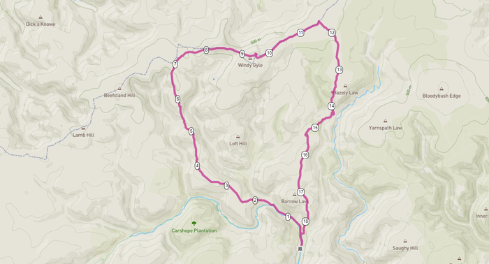 Windy Gyle in The Cheviots - Fabulous North