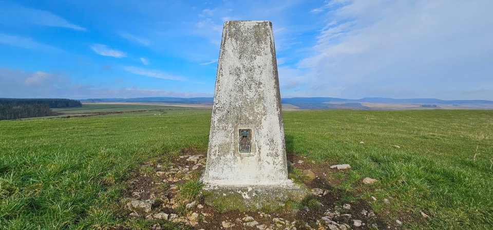Greenleighton Trig Point In Morpeth - Northumberland Trig Points