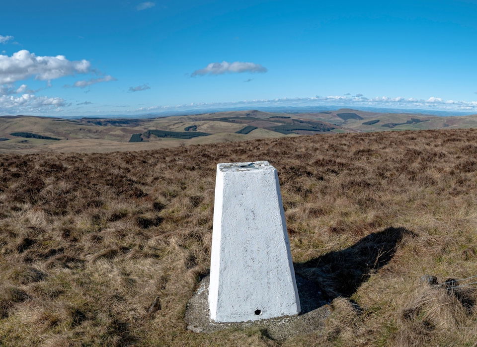 King's Seat Trig Point In The Cheviots - Northumberland Trig Points