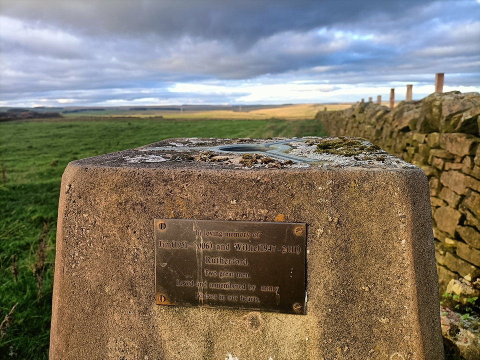 Haydon Fell Trig Point In Haydon Bridge - Northumberland Trig Points