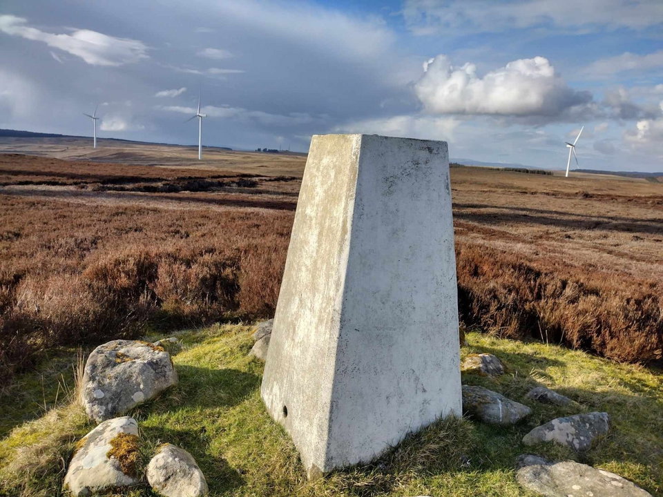 Blackdown Trig Point In Kirkwhelpington - Northumberland Trig Points
