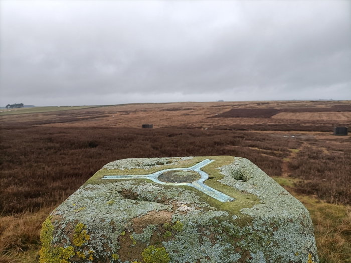 Gaterley Hill Trig Point In Allendale - Northumberland Trig Points