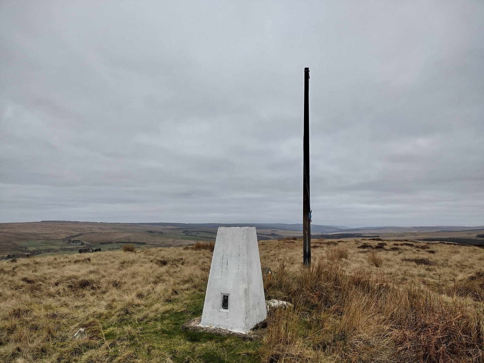 Blakeman's Law Trig Point In Otterburn - Northumberland Trig Points