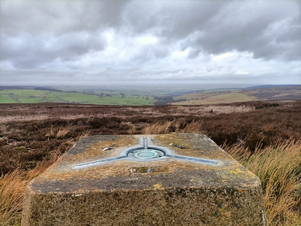 Bulbeck Common Trig Point In Blanchland - Northumberland Trig Points