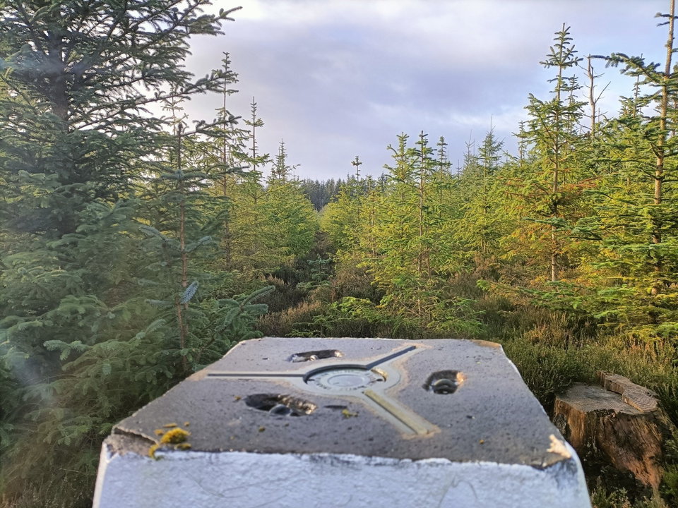 Winnowshill Common Trig Point In Blanchland - Fabulous North