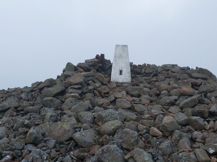 Hedgehope Hill Trig Point In The Cheviots - Northumberland Trig Points