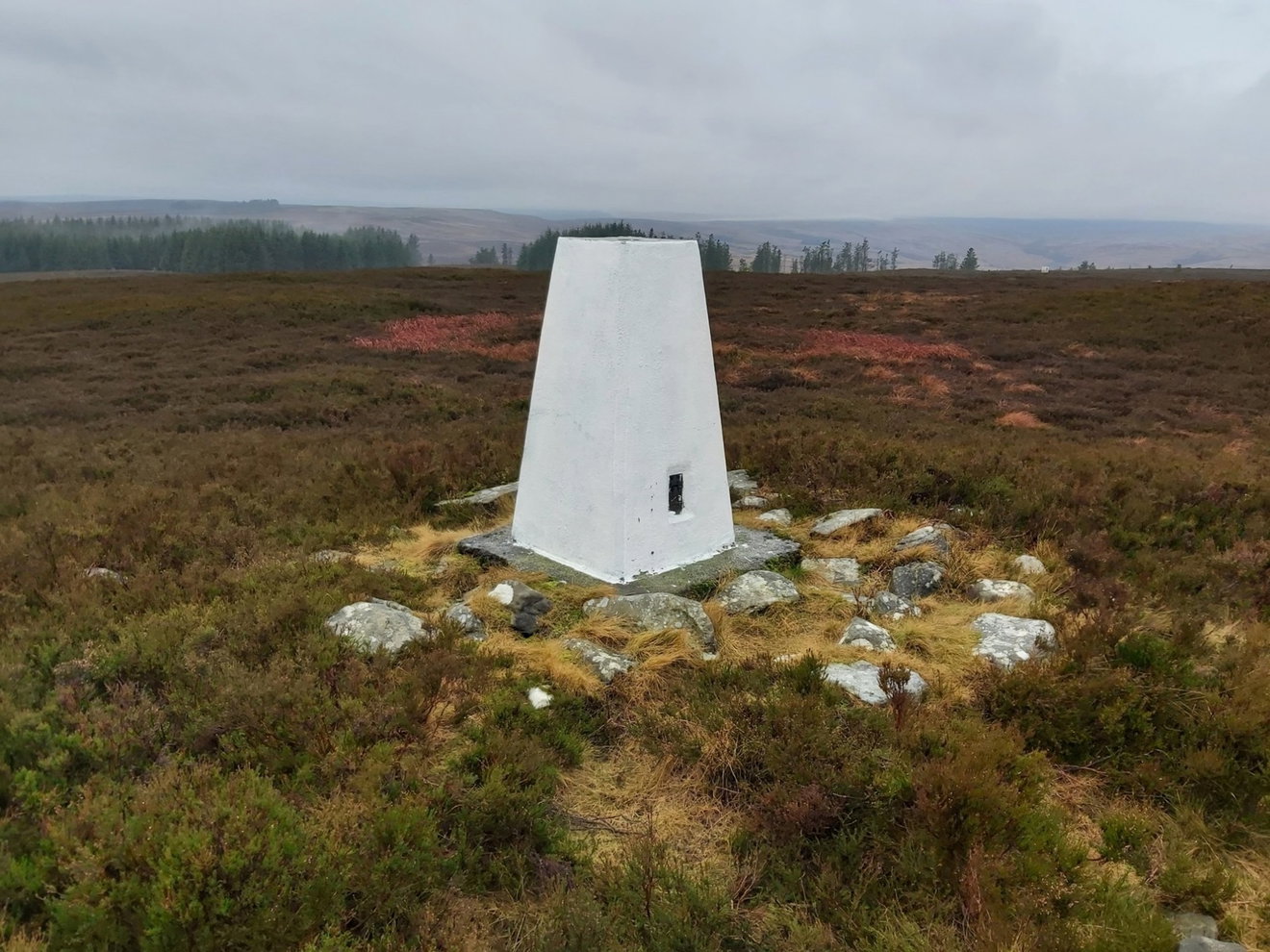 Harbottle Trig Point In Harbottle - Fabulous North