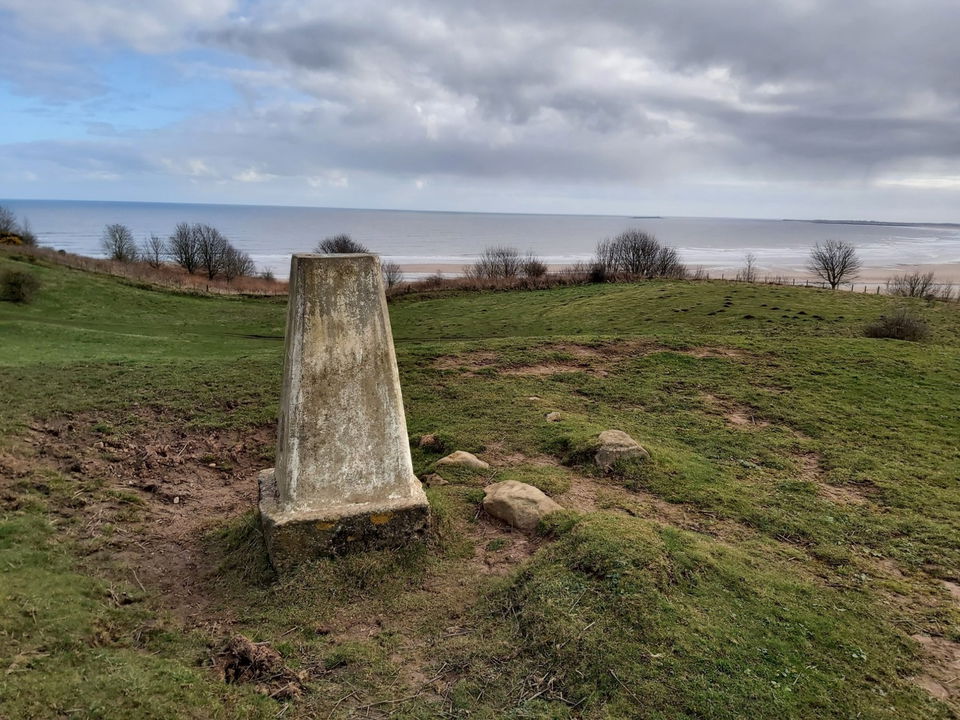 Night Fold Field Trig Point In Alnmouth - Northumberland Trig Points