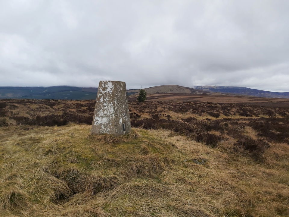 Wether Cairn Trig Point In The Cheviots - Northumberland Trig Points