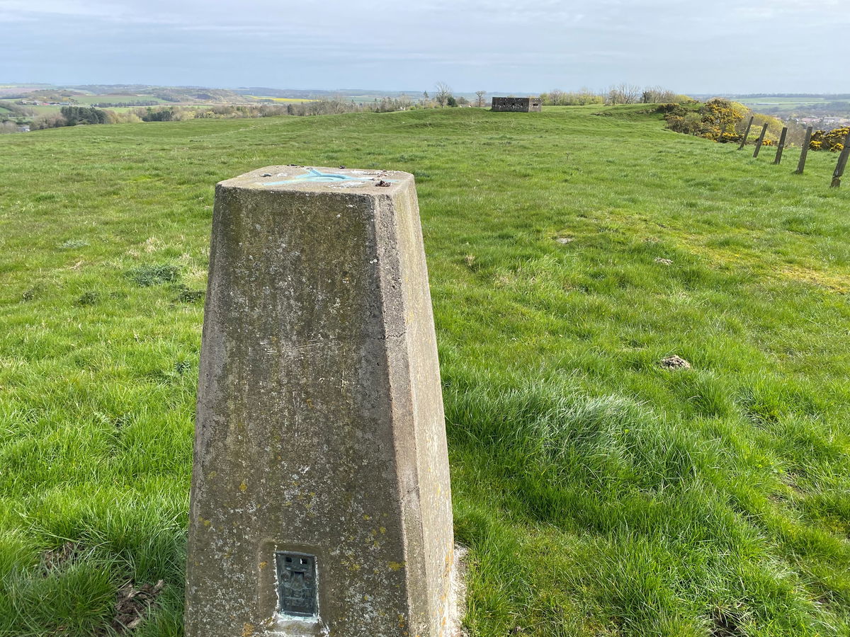 Belford Crag Trig Point In Belford - Northumberland Trig Points