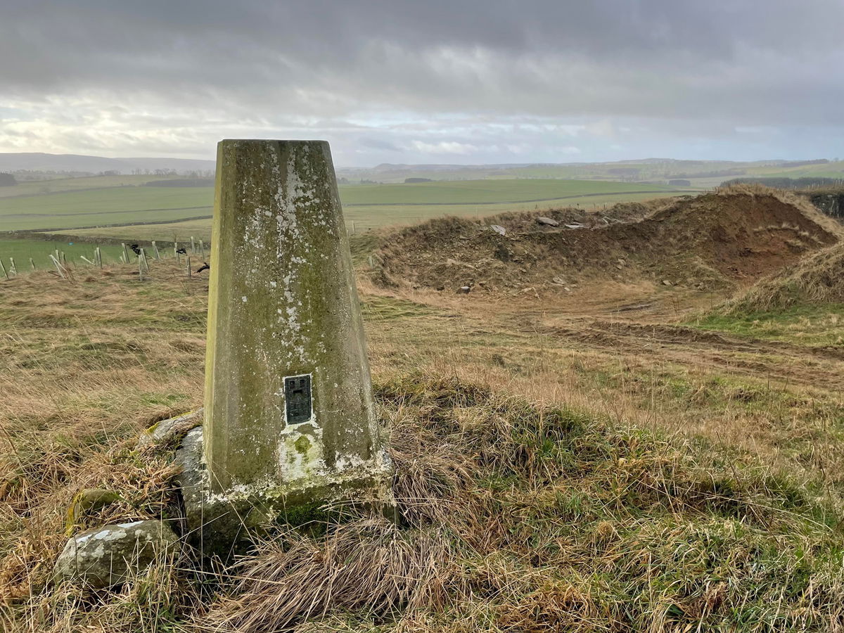 Blackchester Trig Point In Alwinton - Northumberland Trig Points