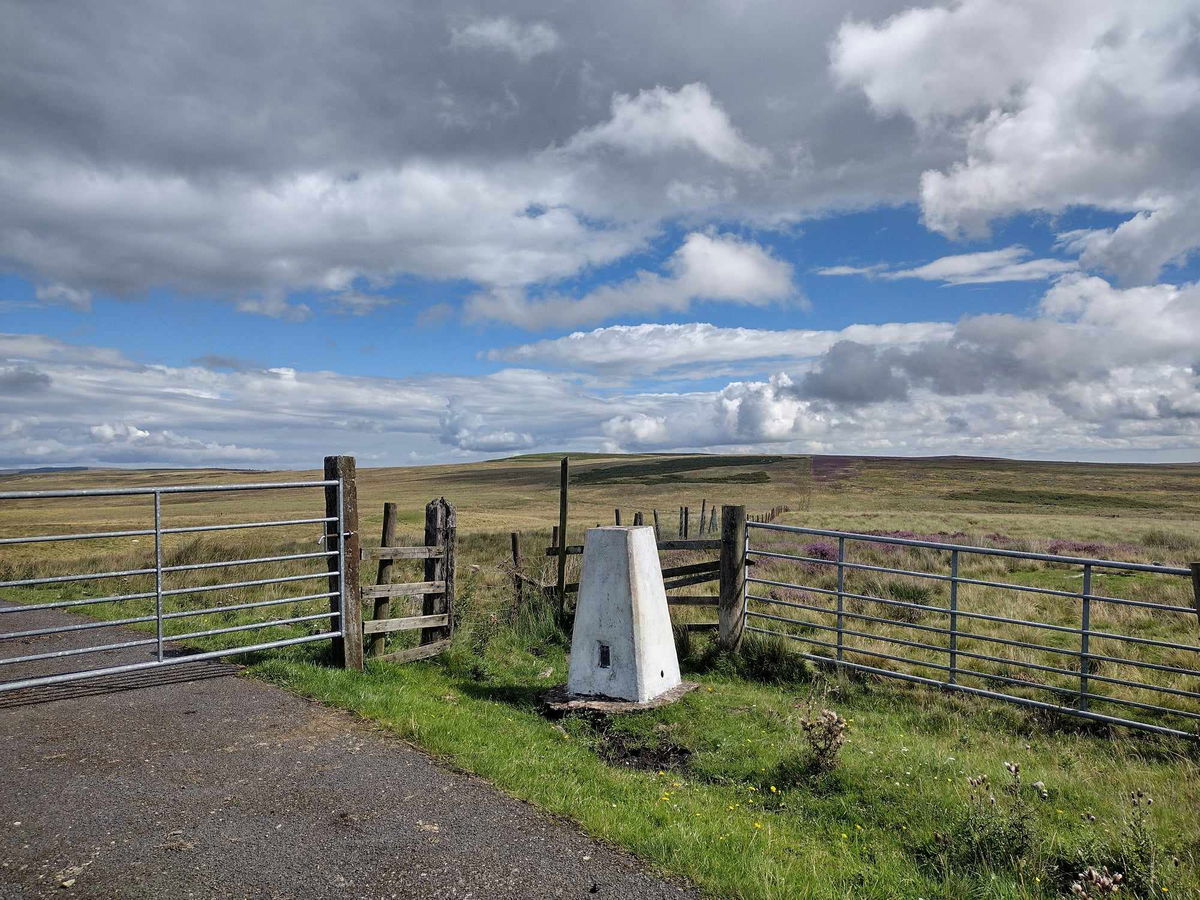 Branshaw Trig Point In Rochester - Northumberland Trig Points