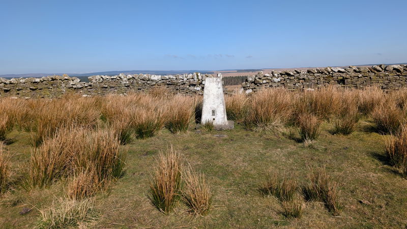 Burn Divot Trig Point In Haltwhistle - Northumberland Trig Points
