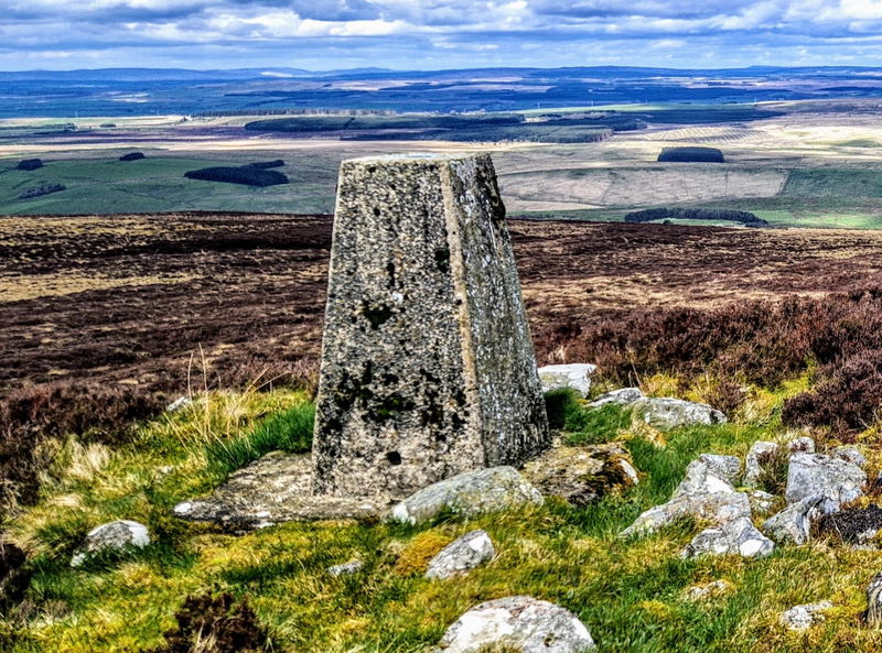 Byers Pike Trig Point Near Haltwhistle - Northumberland Trig Points