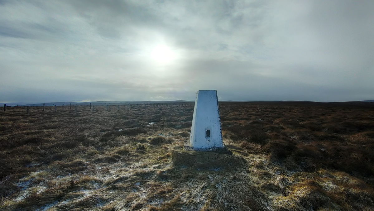 Carter Bar Trig Point In Catcleugh - Northumberland Trig Points