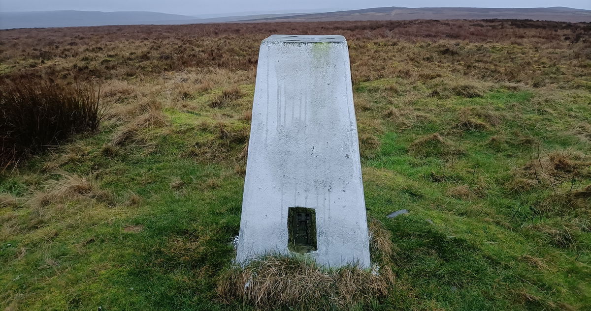 Coldtown Beacon Trig Point In Otterburn Ranges - Northumberland Trig Points