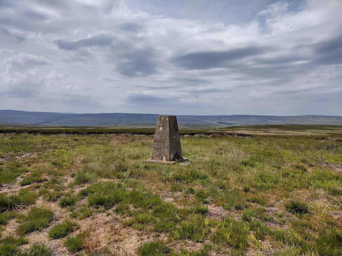 Harwood Side Trig Point In Allendale - Northumberland Trig Points