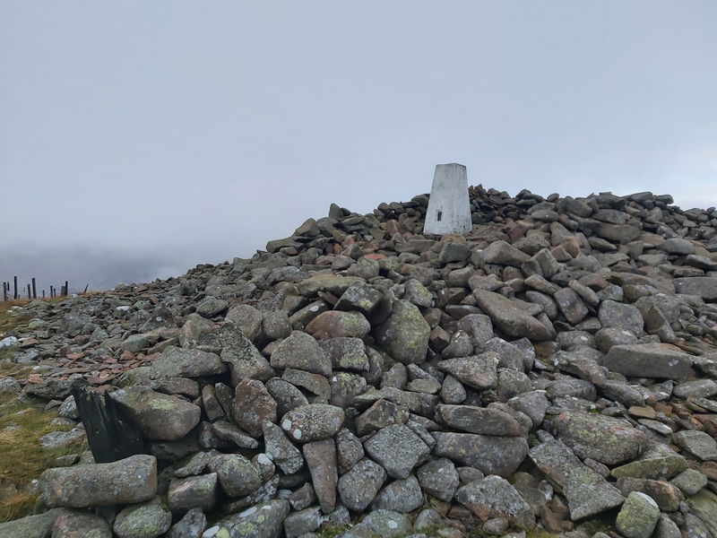 Hedgehope Hill Trig Point In The Cheviots - Northumberland Trig Points