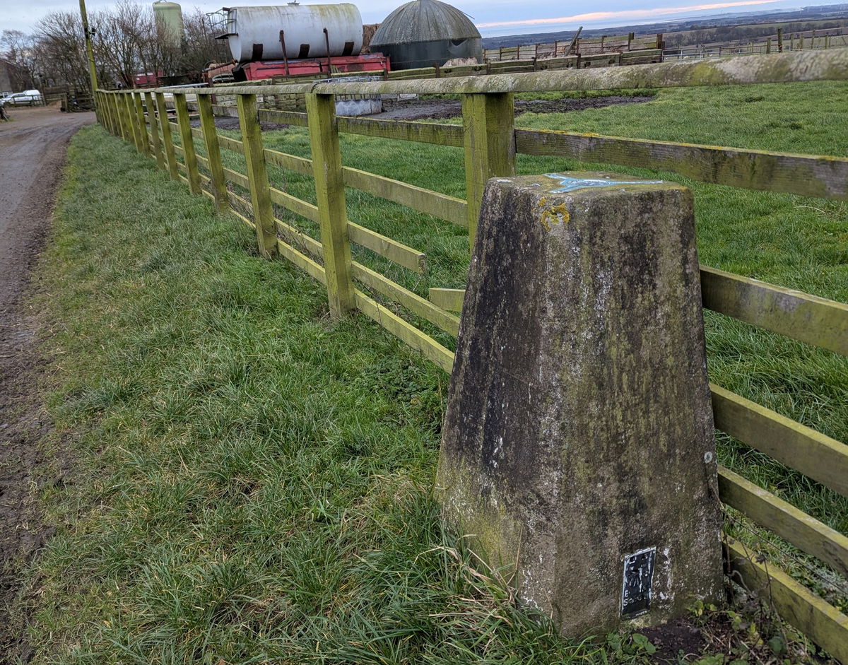 Hillhead Trig Point In Shilbottle - Northumberland Trig Points