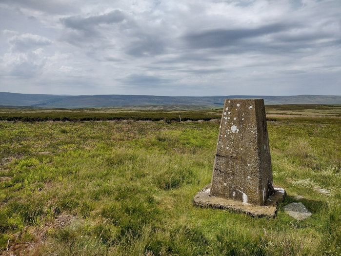 Harwood Side Trig Point In Allendale - Northumberland Trig Points