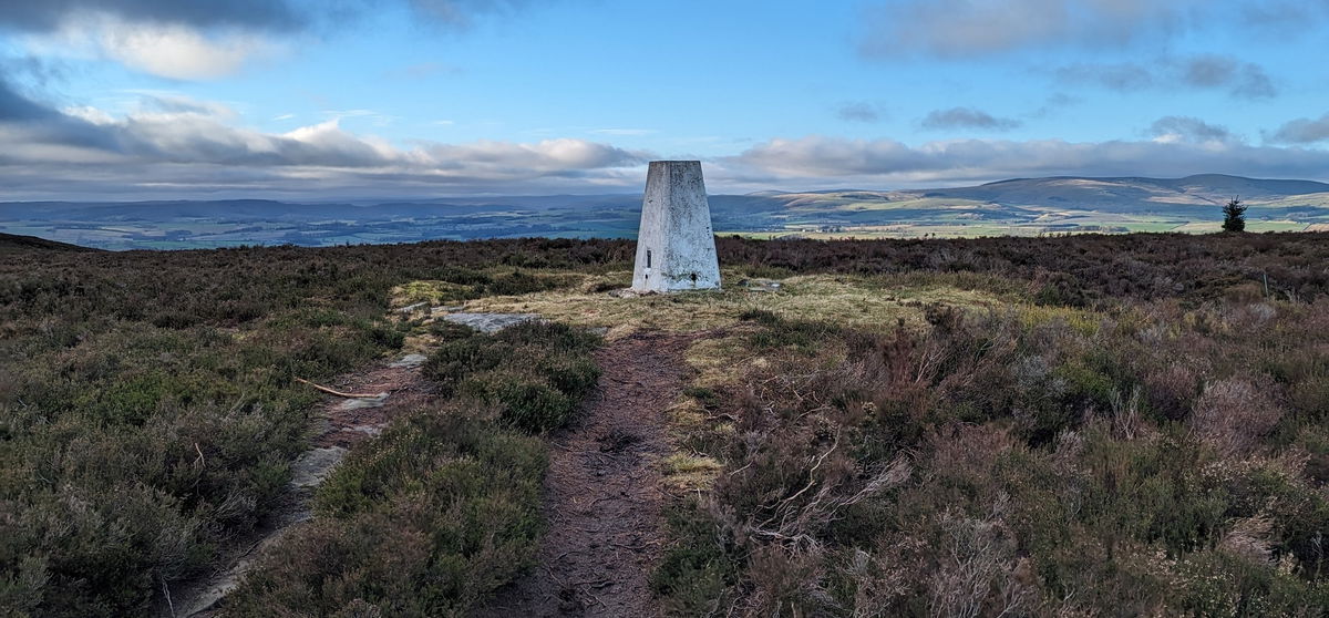 Long Crag Trig Point In Rothbury - Northumberland Trig Points