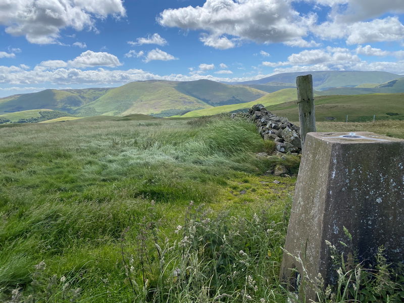 Longknowe Hill Trig Point In The Cheviots - Northumberland Trig Points