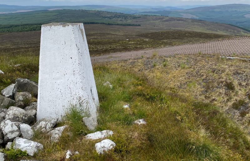 Monkside Trig Point In Kielder - Northumberland Trig Points