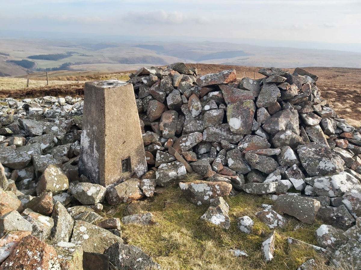 Shill Moor Trig Point In Ingram Valley - Northumberland Trig Points