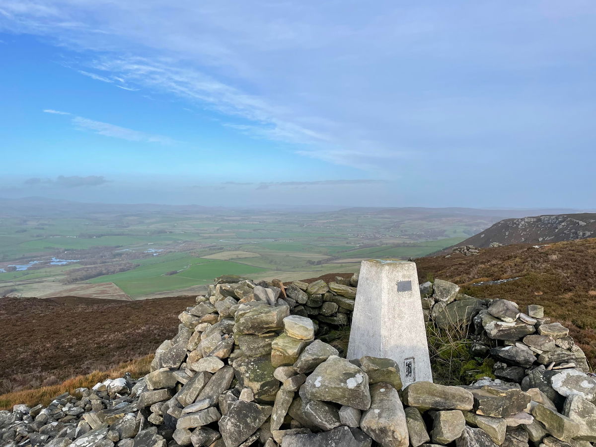 Tosson Hill Trig Point In Rothbury - Northumberland Trig Points