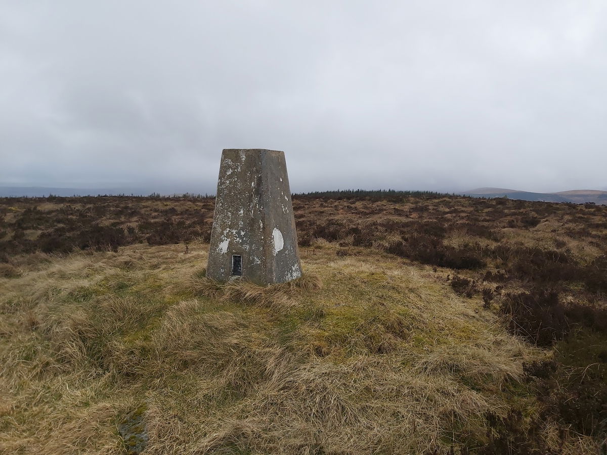 Wether Cairn Trig Point In The Cheviots - Northumberland Trig Points